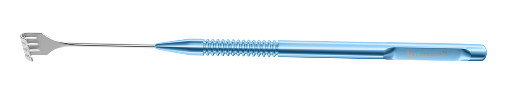 245R 10-014 Knapp Lacrimal Sac Retractor, Blunt 4 x 8.00 mm Four Prong ...